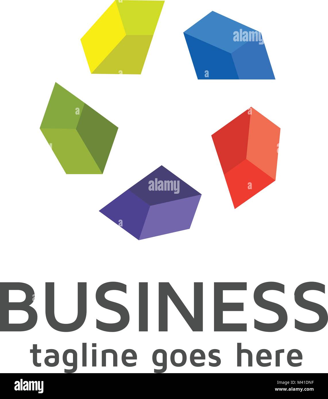 elegant natural green leaf with circle on center logo vector Stock ...