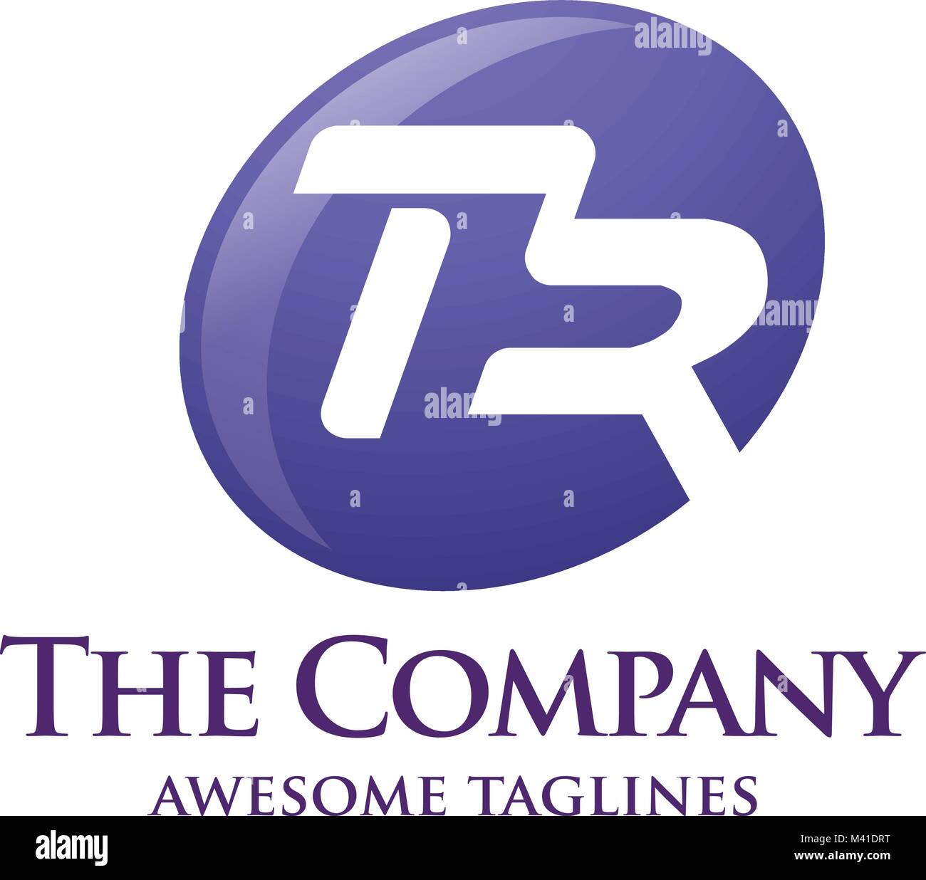 Letter TR Logo Icon Design Template Elements Stock Vector Image & Art ...