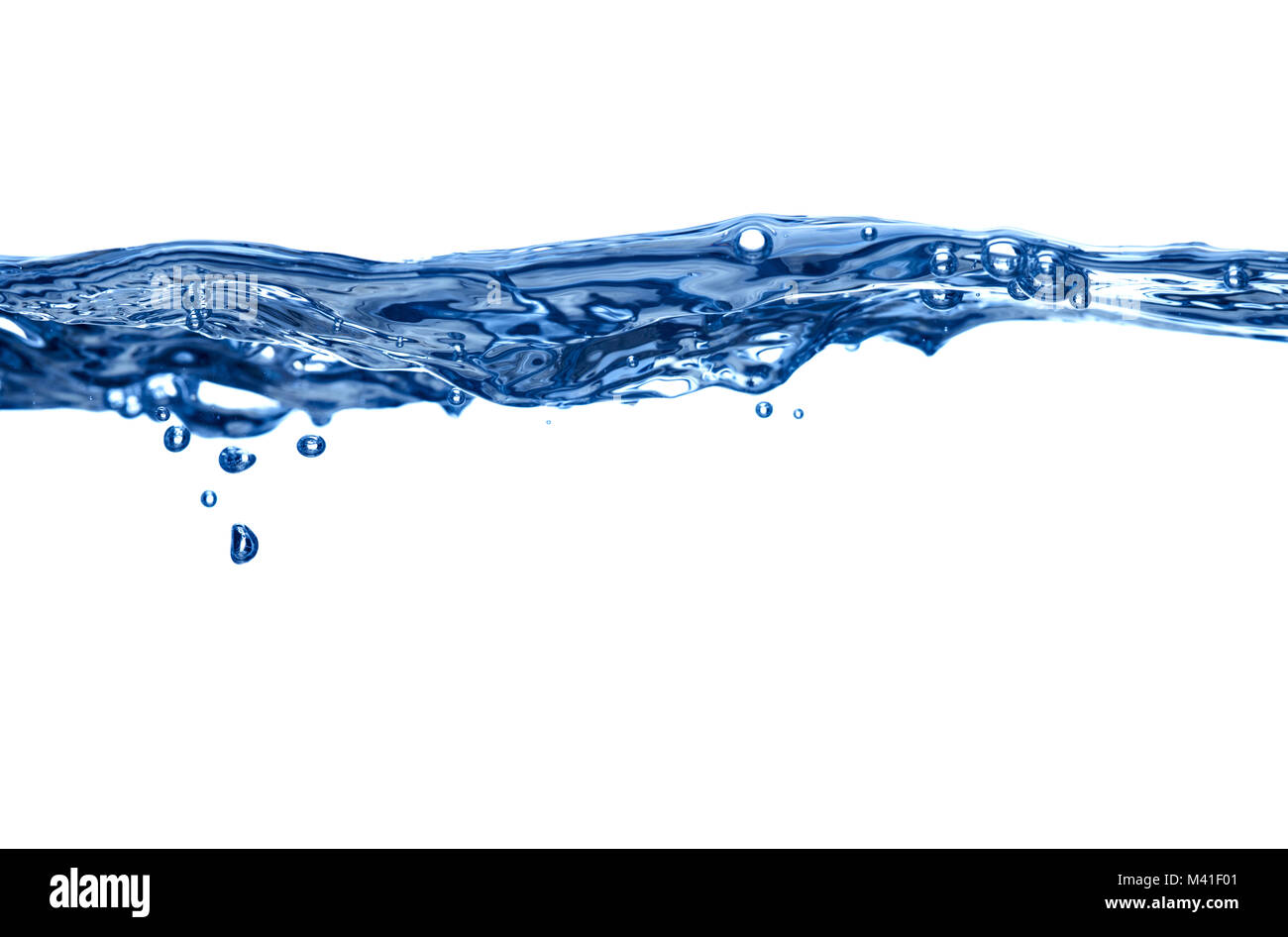 close up of water waves and bubbles on white background Stock Photo - Alamy