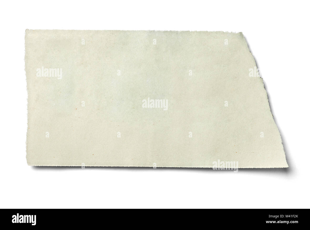 close up of piece of news paper on white background Stock Photo - Alamy