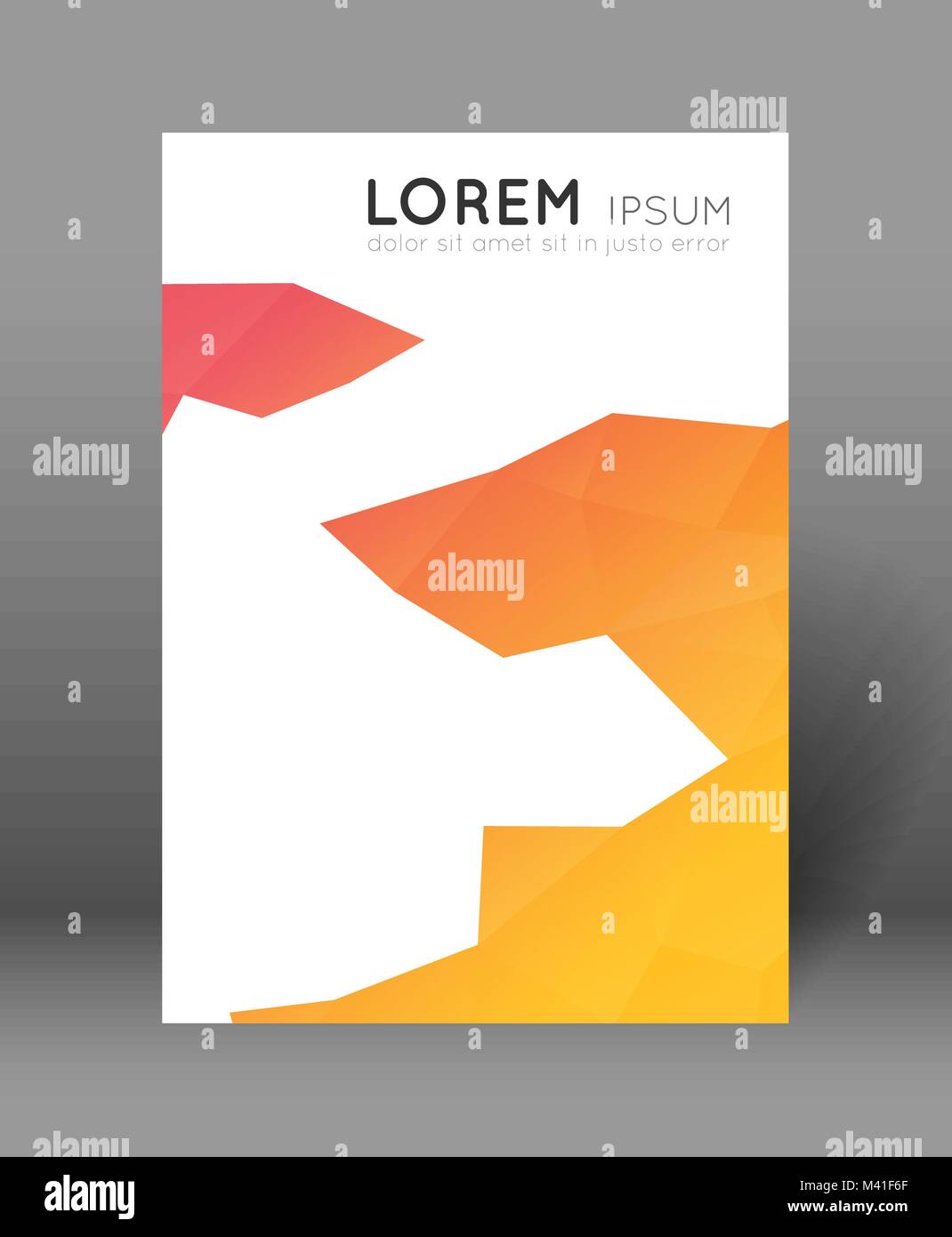 abstract polygon; geometric; poster design background Stock Vector ...