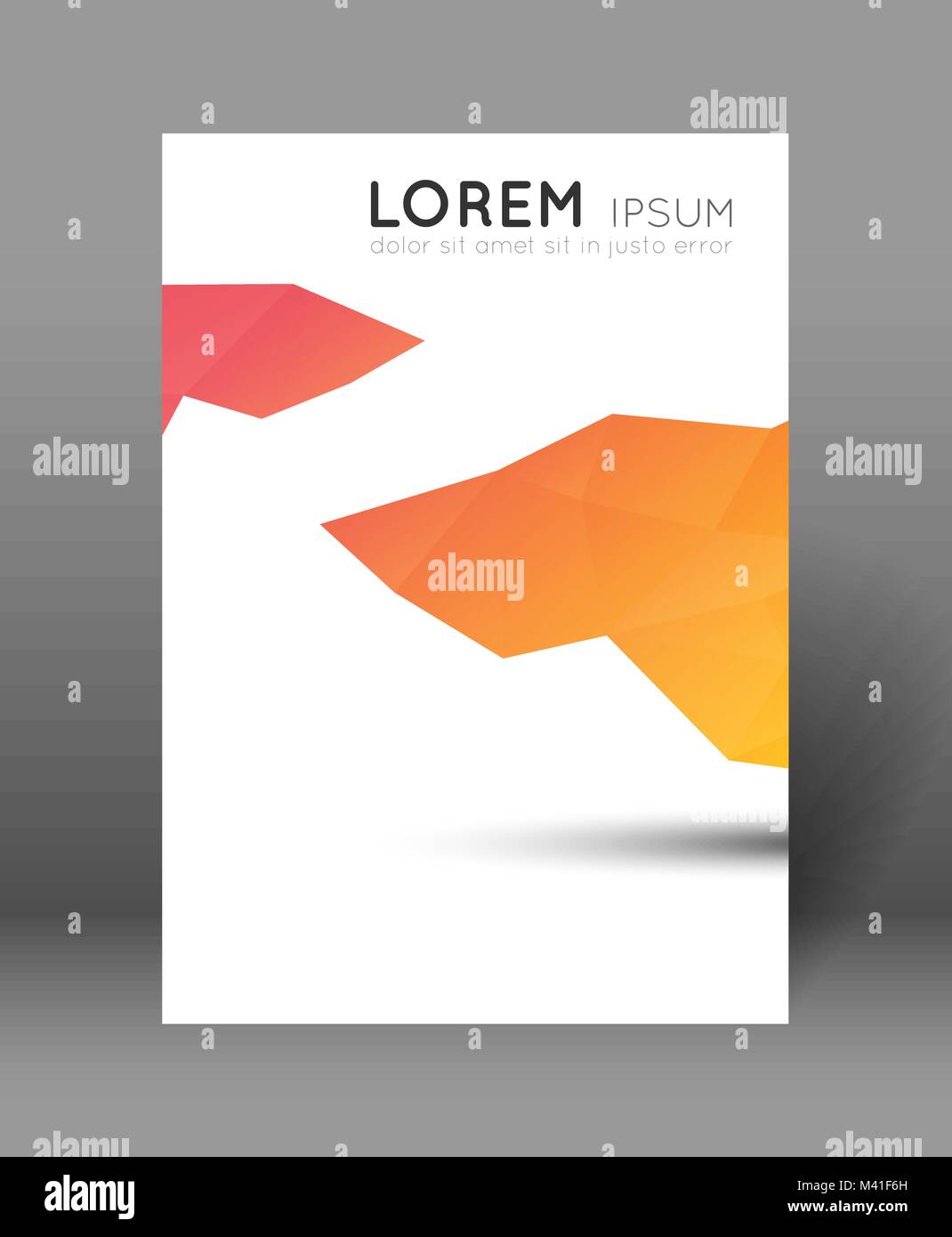 abstract polygon; geometric; poster design background Stock Vector ...