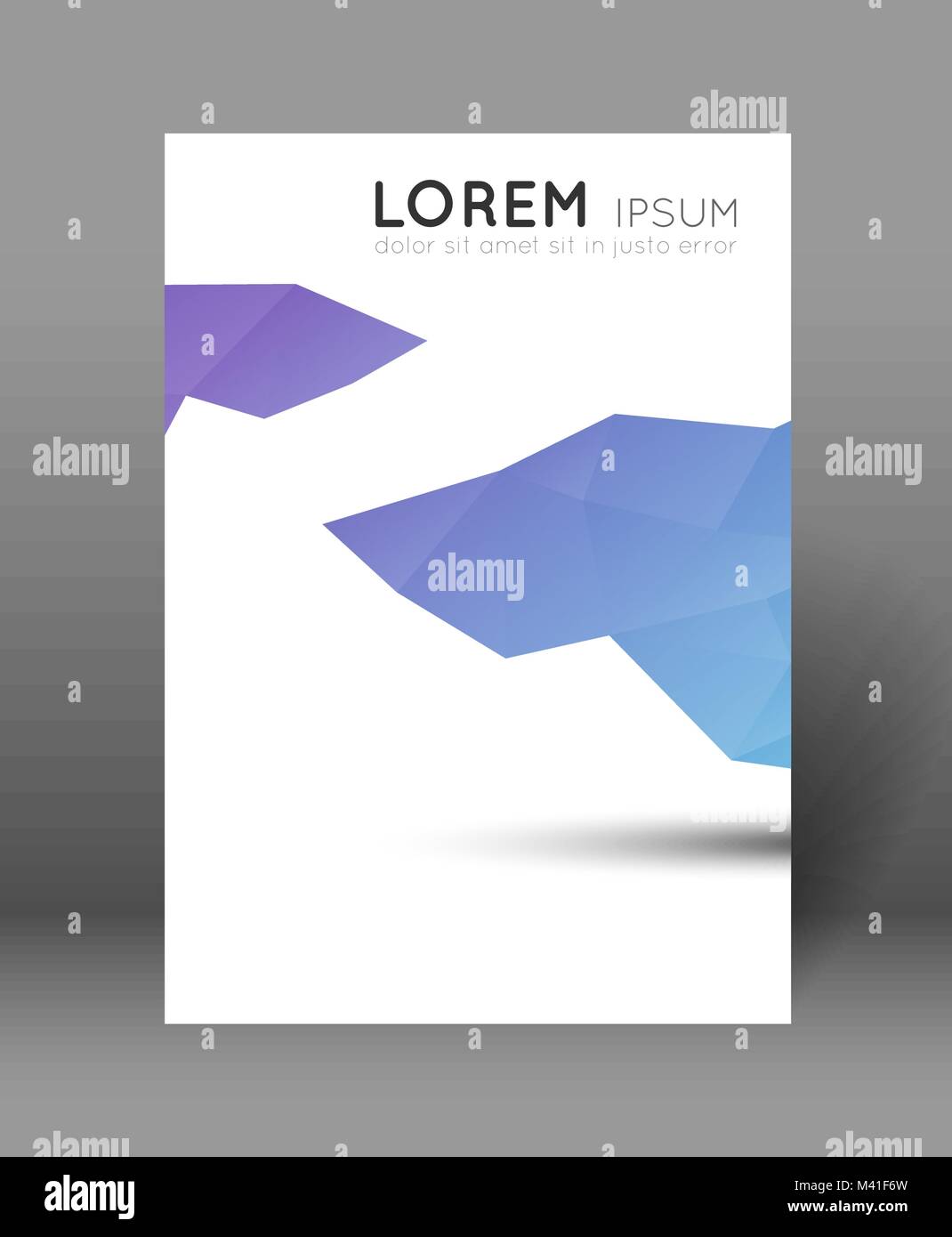 abstract polygon; geometric; poster design background Stock Vector ...
