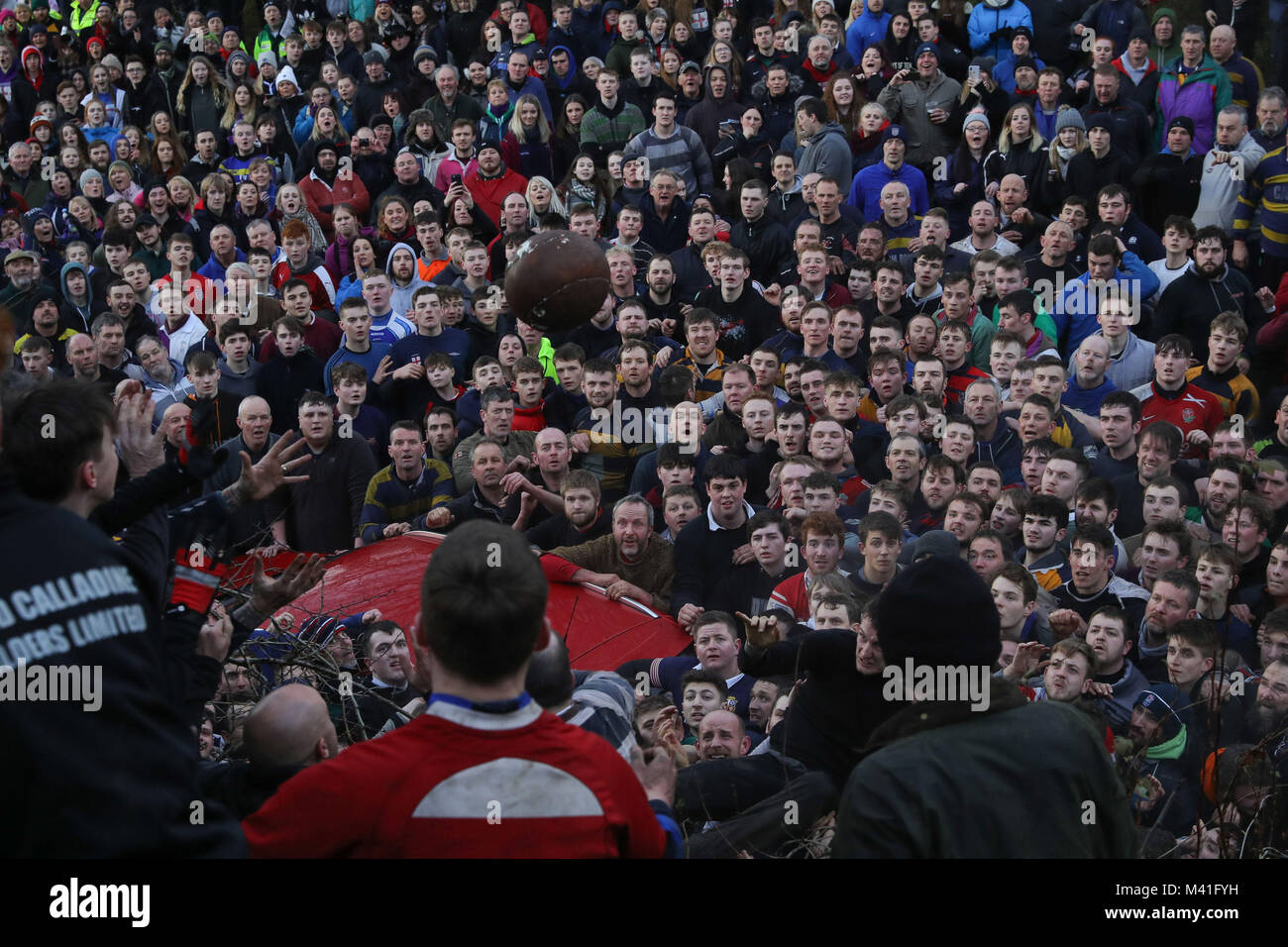 Annual shrovetide football match ashbourne hi-res stock photography and ...