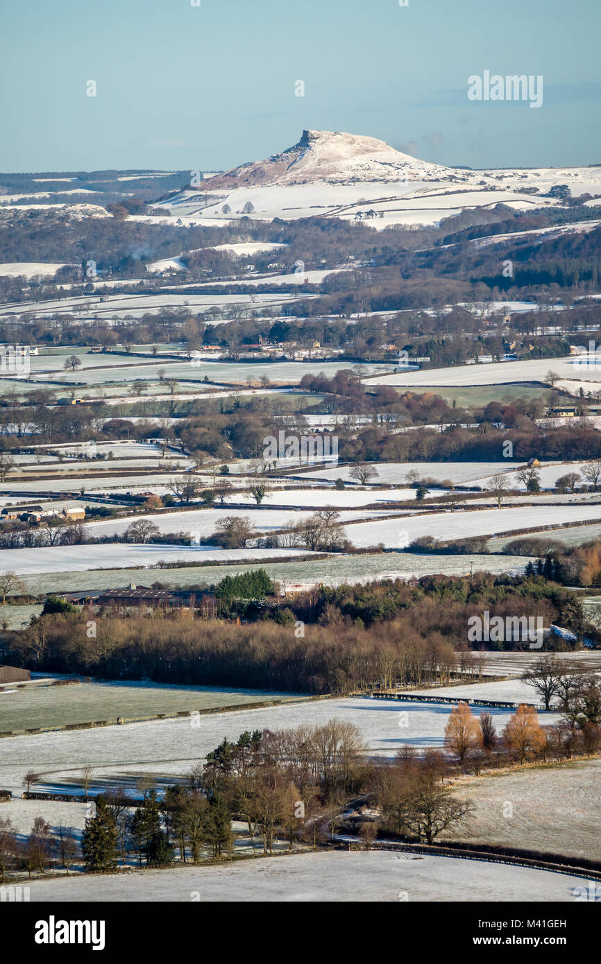 Roseberry Topping from above Clay Bank, North Yorkshire Stock Photo - Alamy