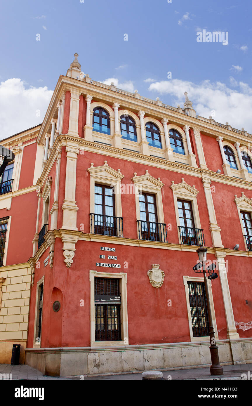 Historic buildings and monuments of Seville, Spain. Architectural ...