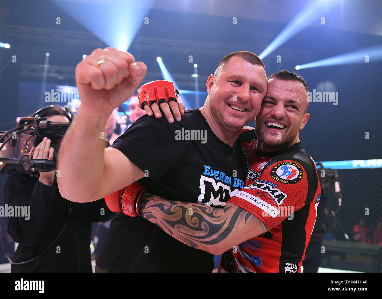 WARSAW, POLAND – MARCH 25, 2017: PLMMA Mixed Martial Arts Fight Night ...