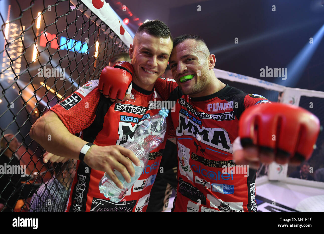 WARSAW, POLAND – MARCH 25, 2017: PLMMA Mixed Martial Arts Fight Night ...