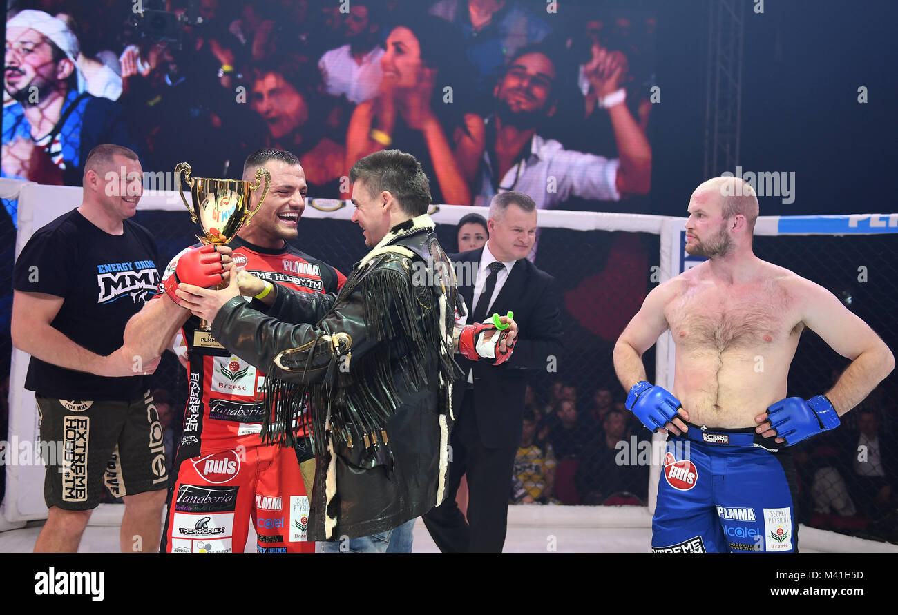 WARSAW, POLAND – MARCH 25, 2017: PLMMA Mixed Martial Arts Fight Night ...