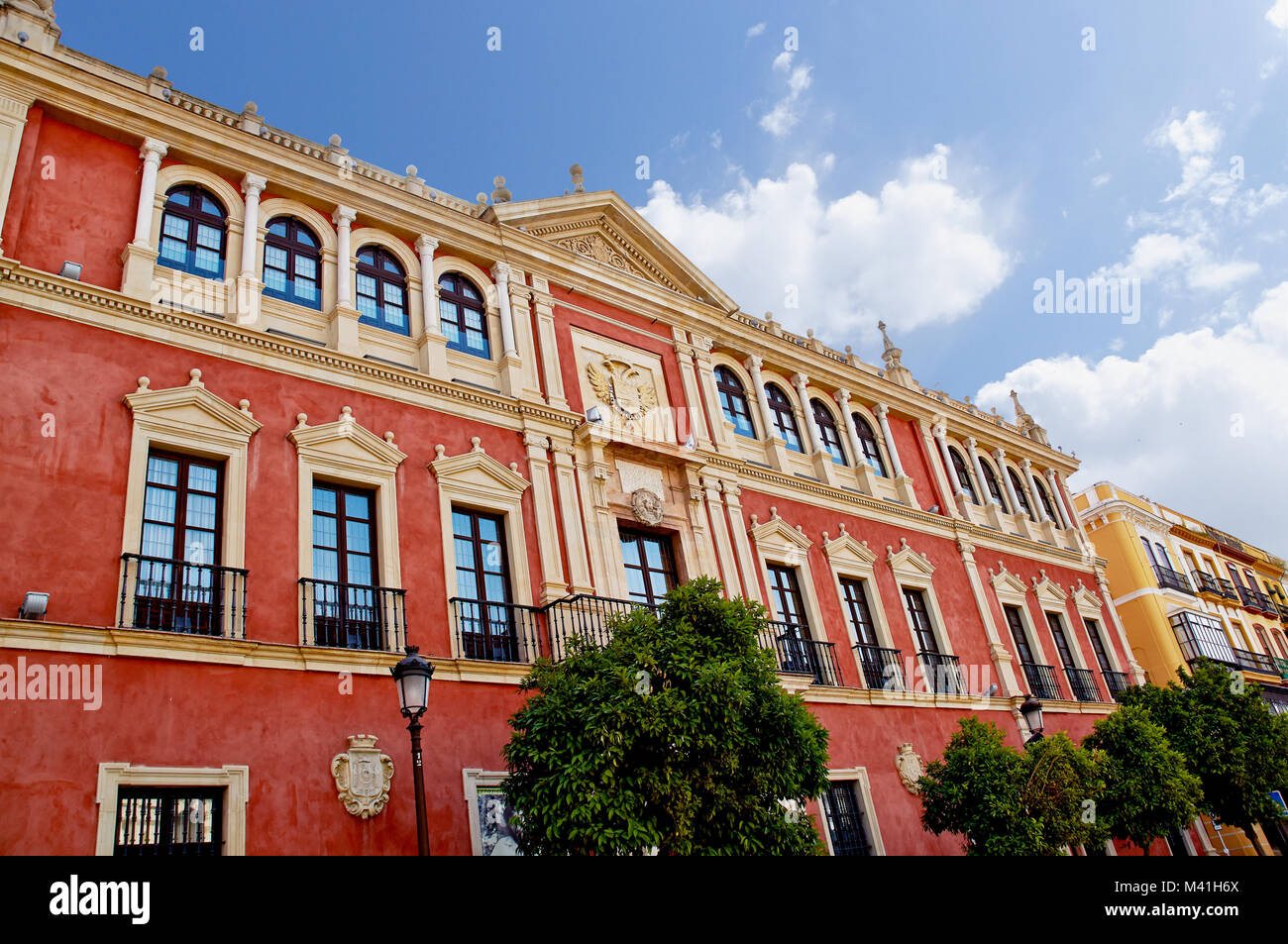 Historic buildings and monuments of Seville, Spain. Architectural ...