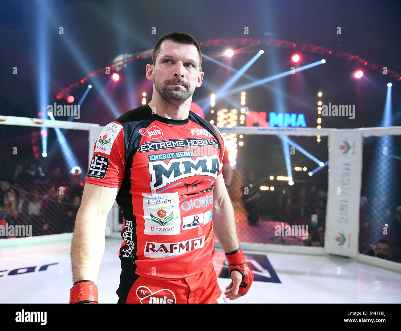 WARSAW, POLAND – MARCH 25, 2017: PLMMA Mixed Martial Arts Fight Night ...