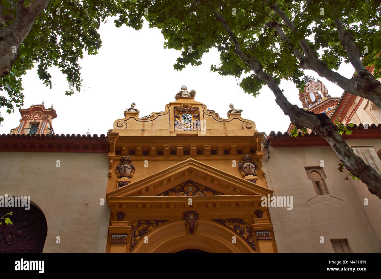 Historic buildings and monuments of Seville, Spain. Architectural ...