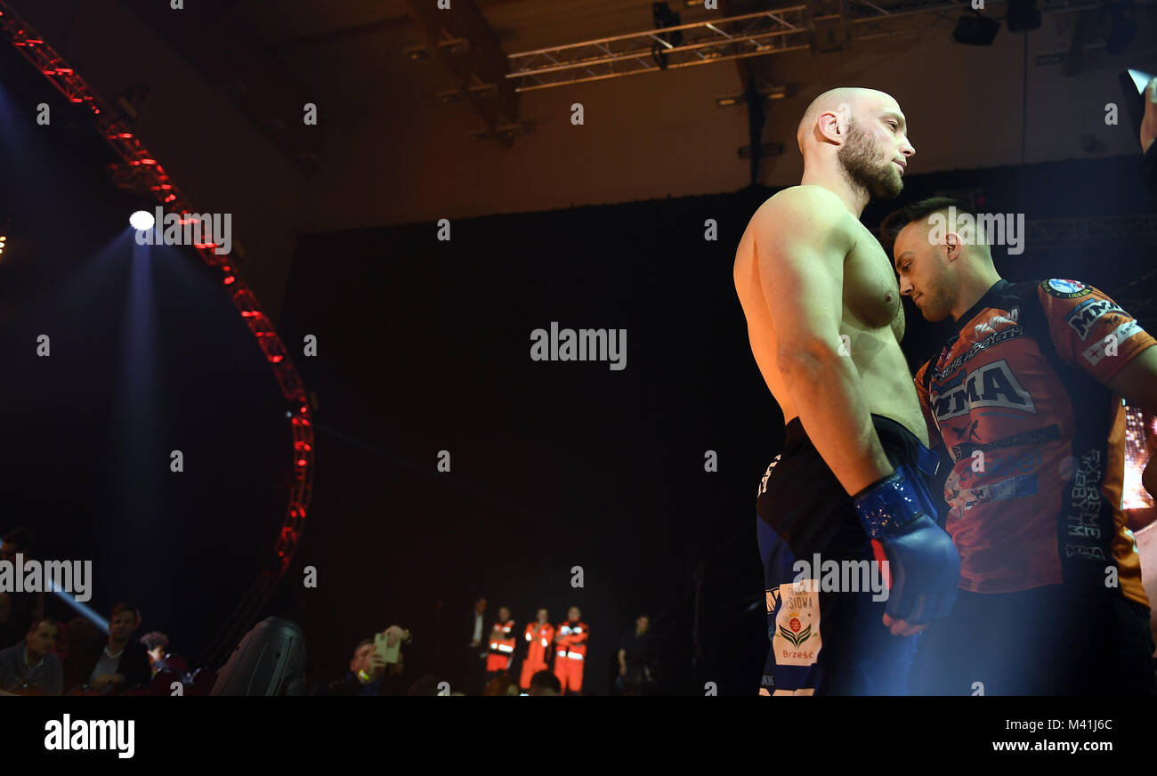 WARSAW, POLAND – MARCH 25, 2017: PLMMA Mixed Martial Arts Fight Night ...