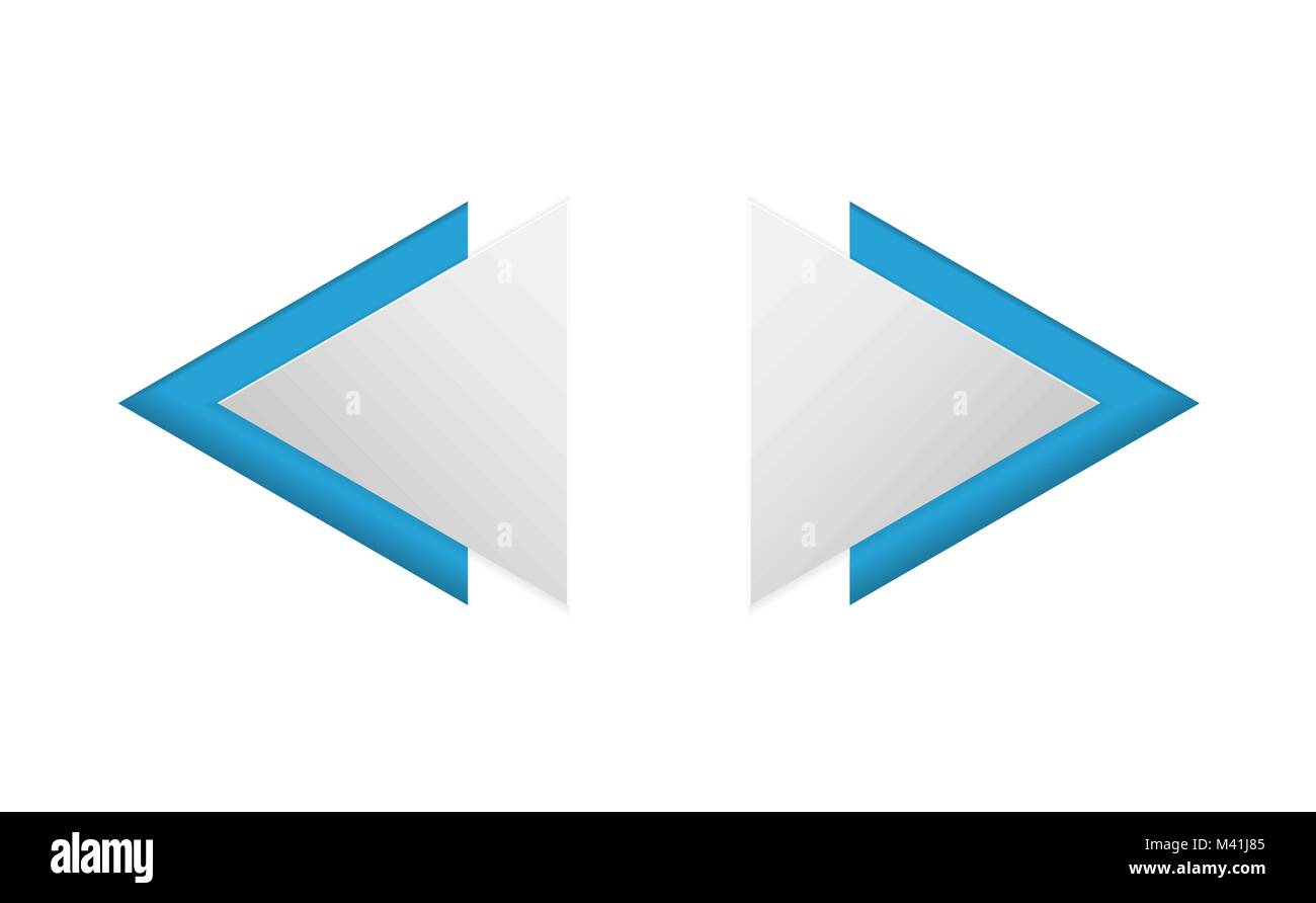 abstract triangle arrows set Stock Vector Image & Art - Alamy