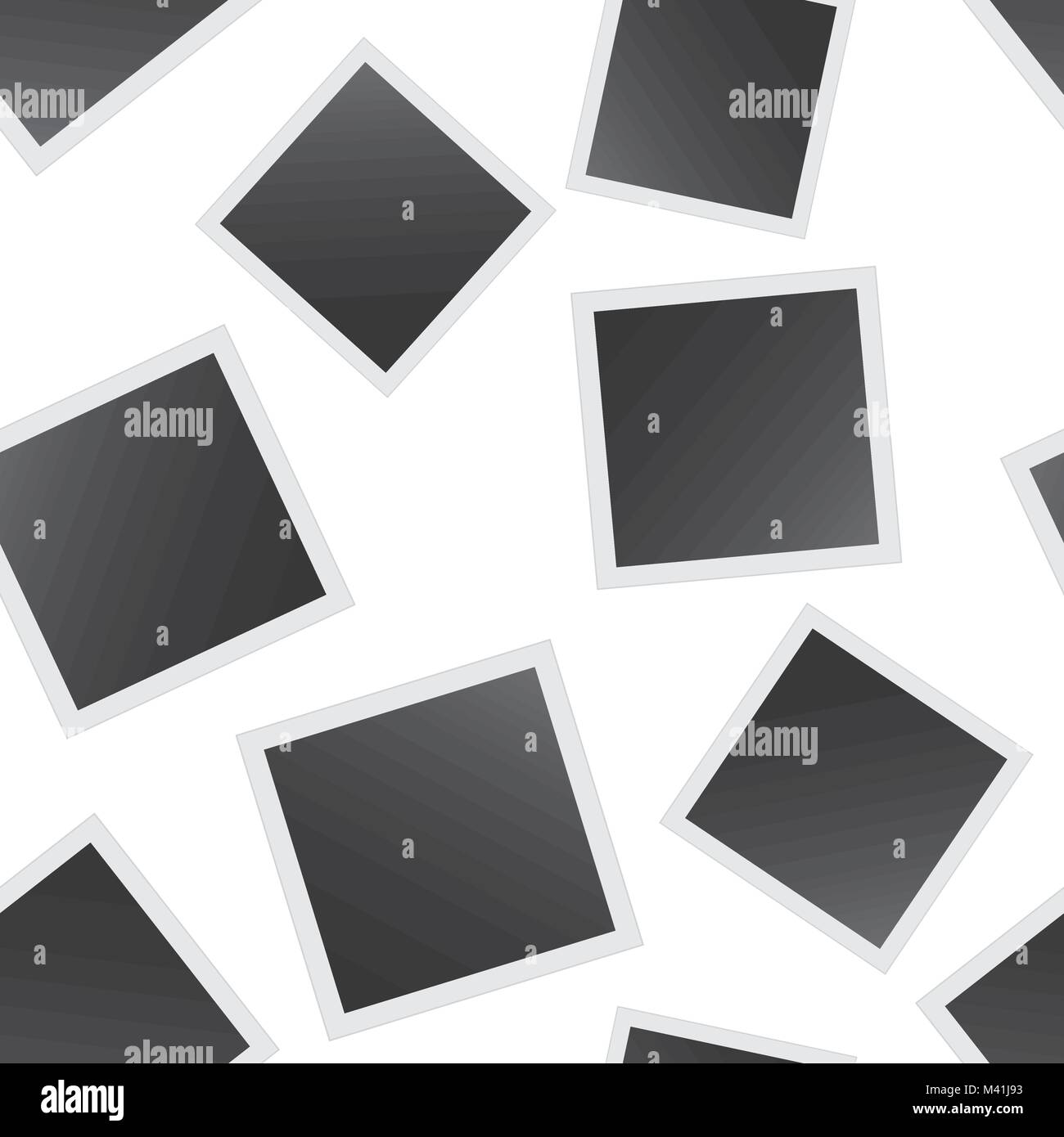 Photo frame seamless pattern background. Business flat vector ...