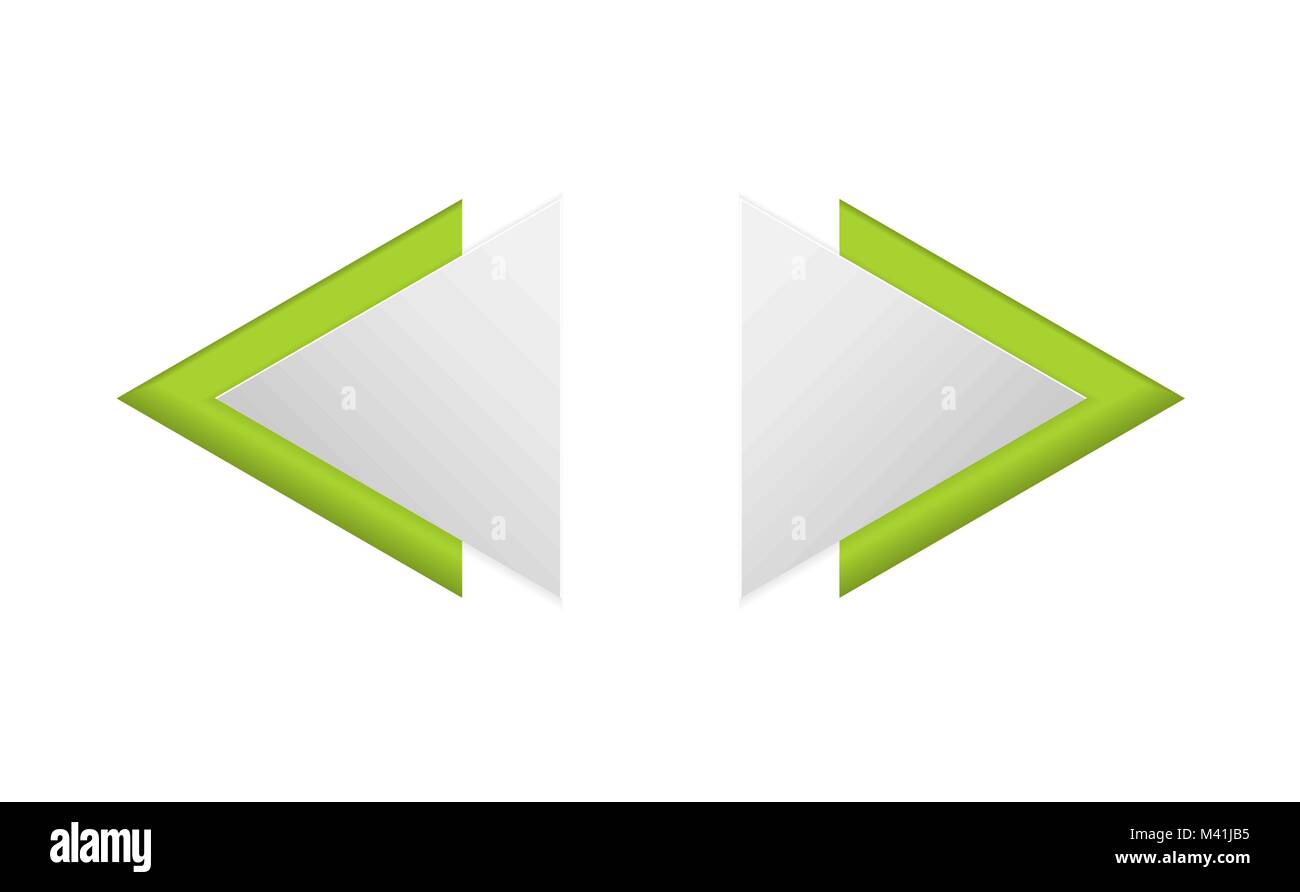 abstract triangle arrows set Stock Vector Image & Art - Alamy