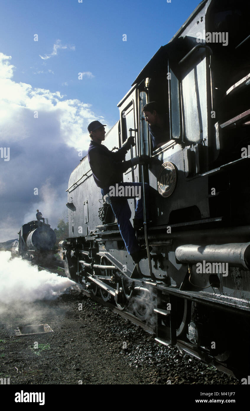 Men Vertical Steam Train High Resolution Stock Photography and Images ...