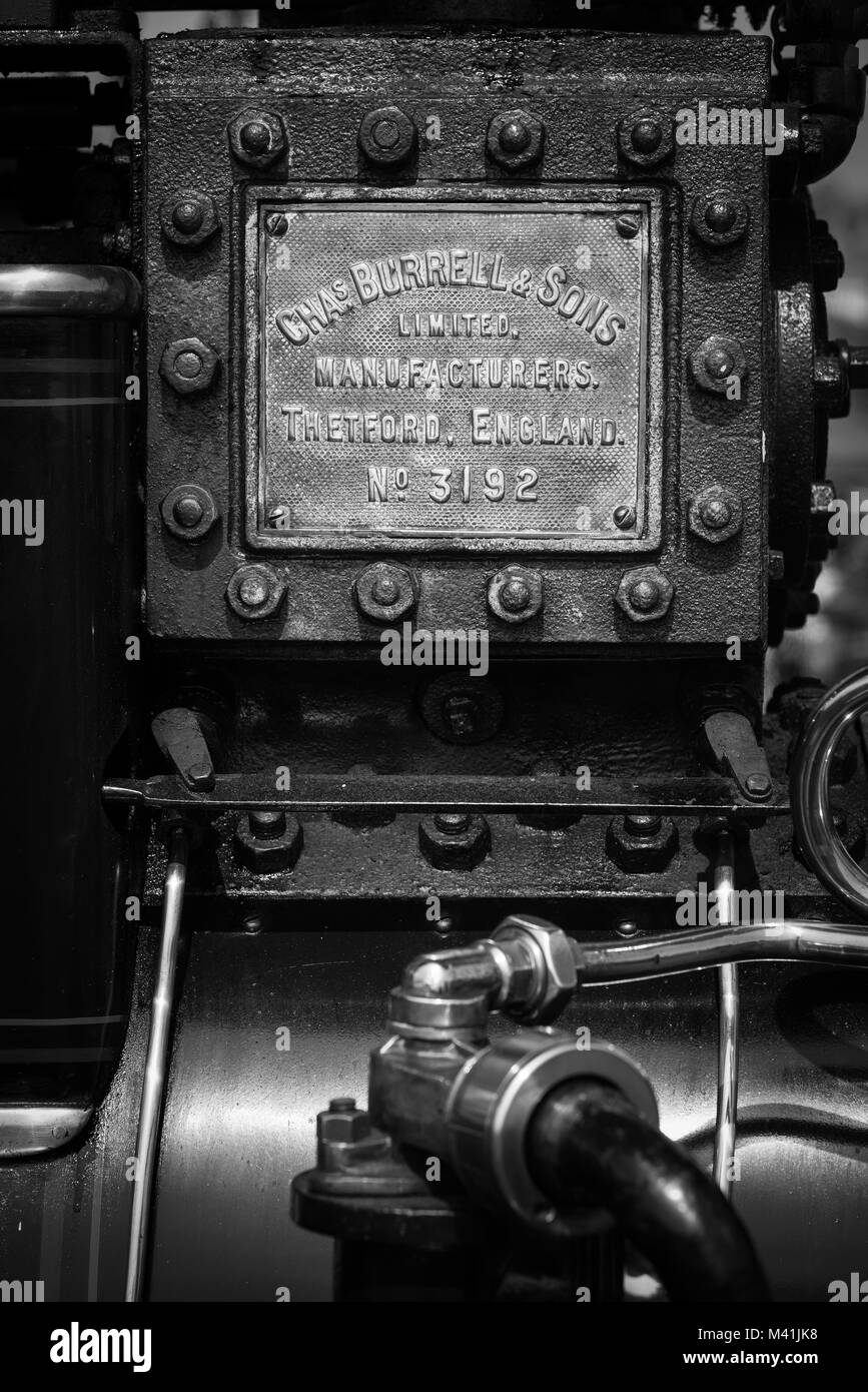 Traction engine Black and White Stock Photos & Images - Alamy