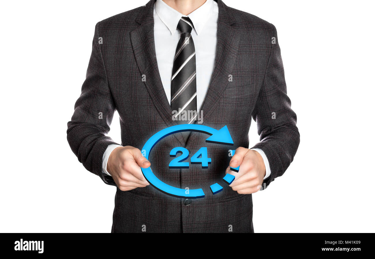 24h symbol hi-res stock photography and images - Alamy