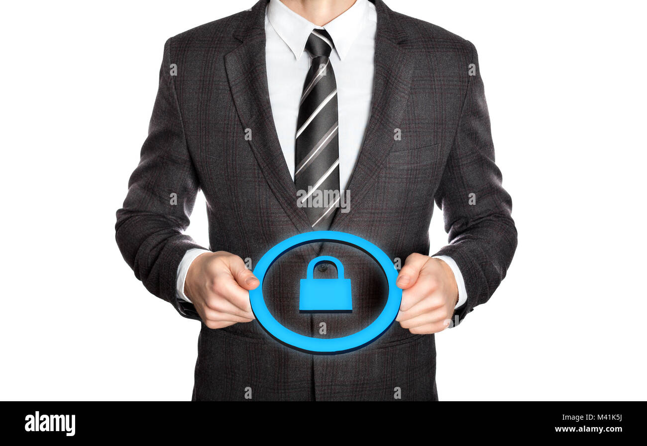 Digital lock secure data hi-res stock photography and images - Alamy