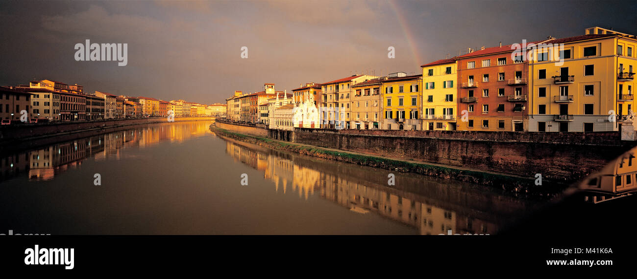 Italy, Tuscany, Pisa, Arno River Stock Photo - Alamy