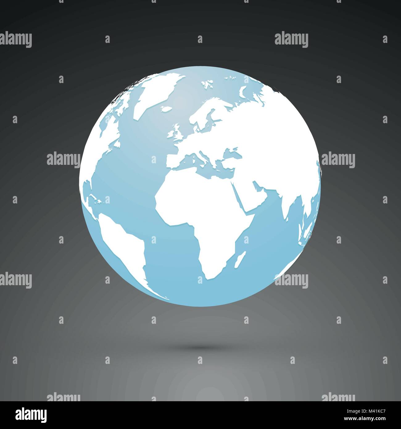 simple world globe earth illustration Stock Vector Image & Art - Alamy