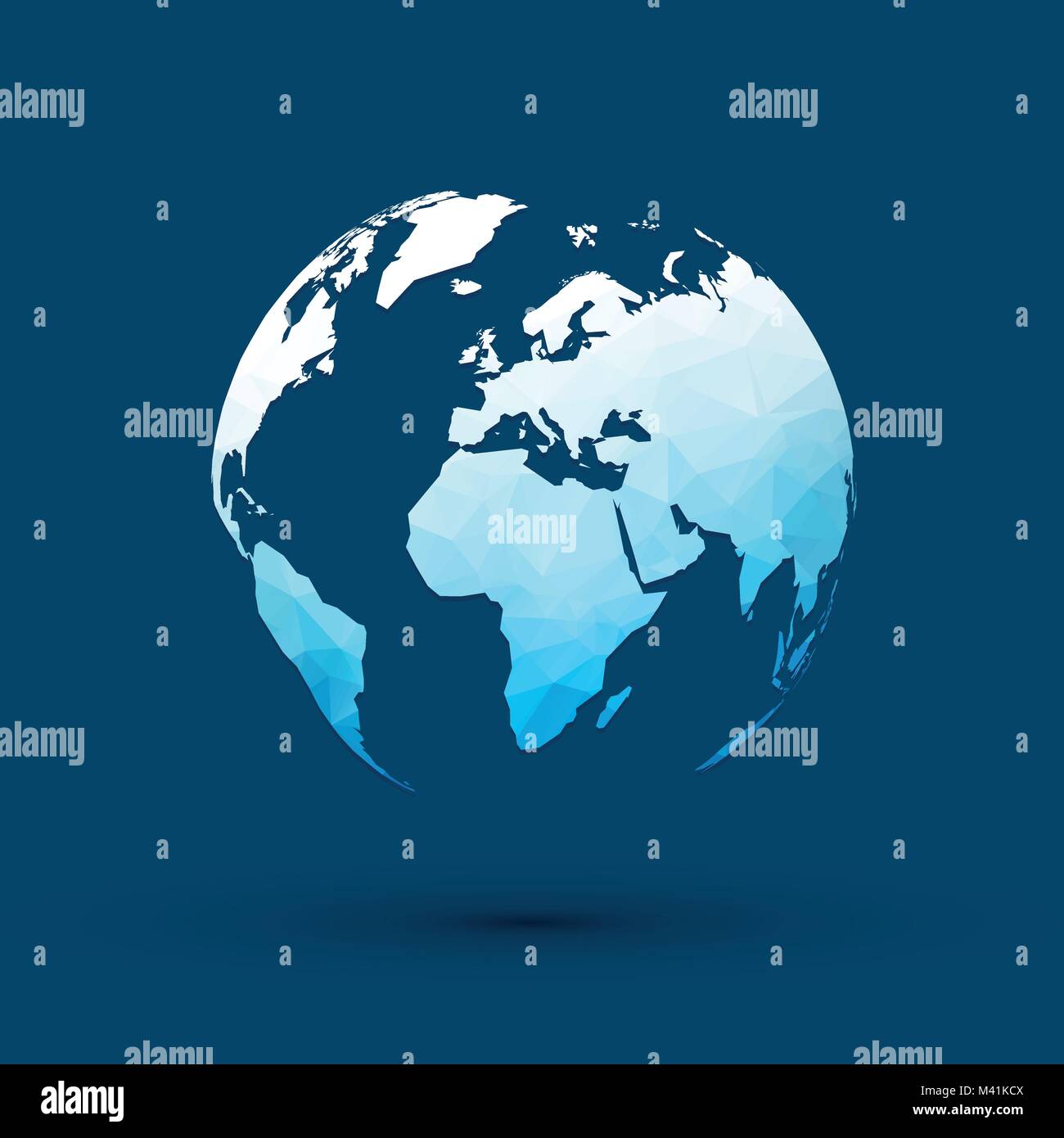 The blue planet earth Stock Vector Image & Art - Alamy