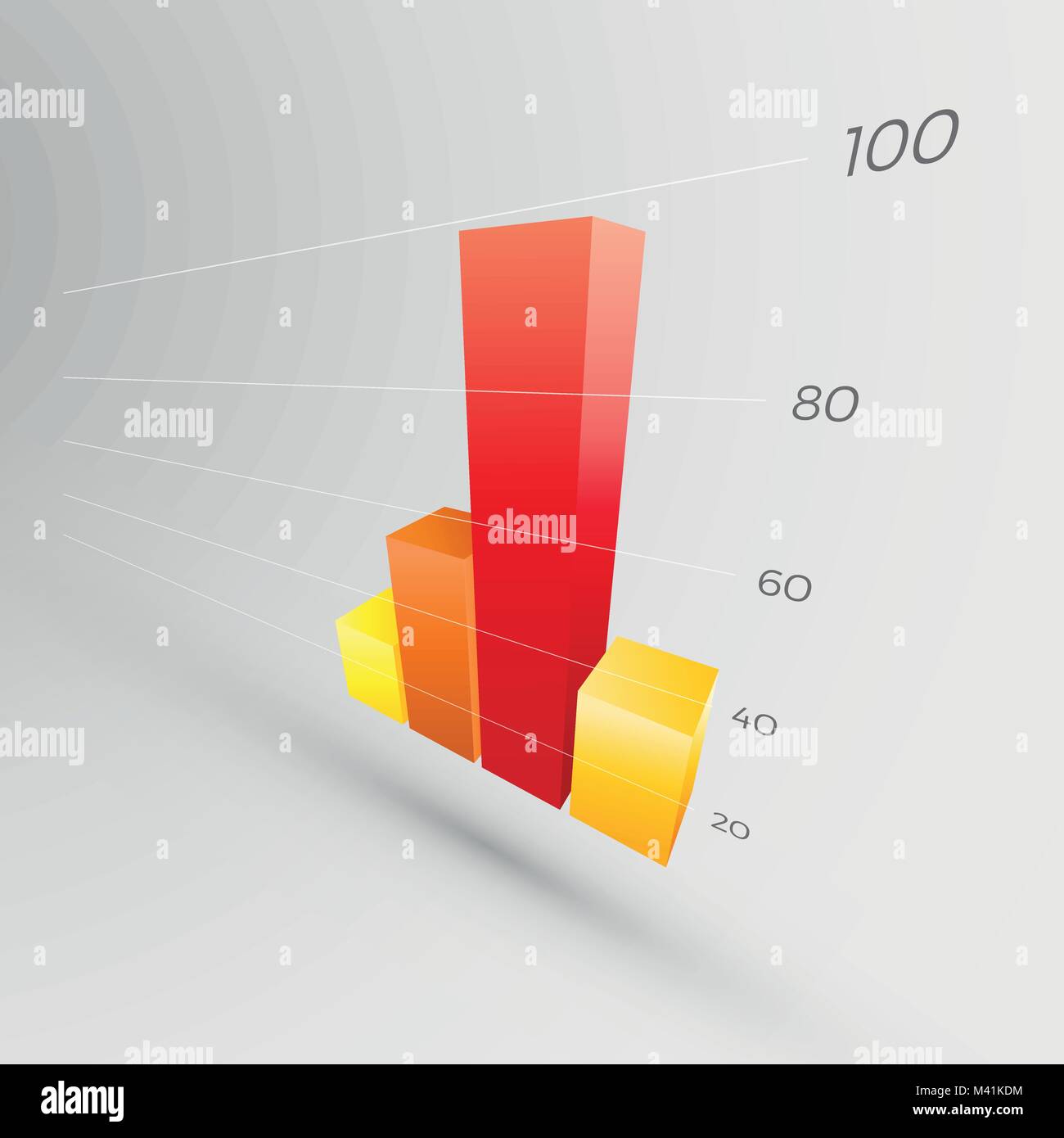 colorful graph 3D icon Stock Vector Image & Art - Alamy