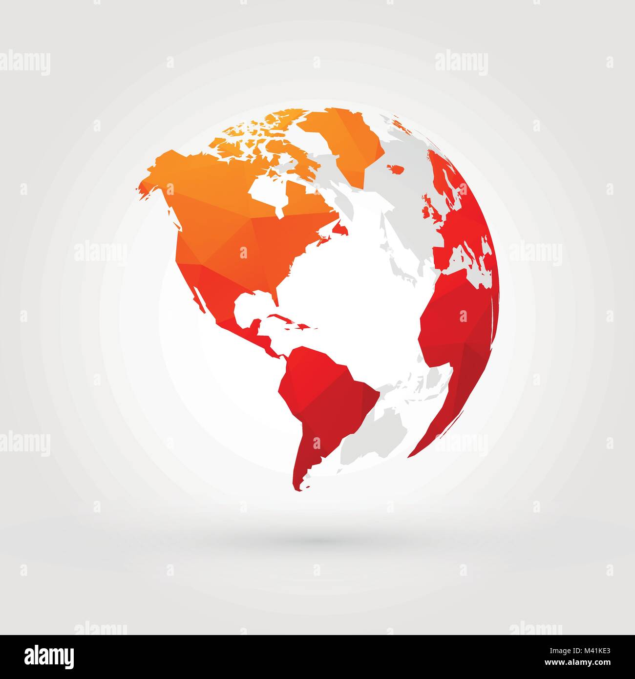 Transparent globe south america hi-res stock photography and images - Alamy
