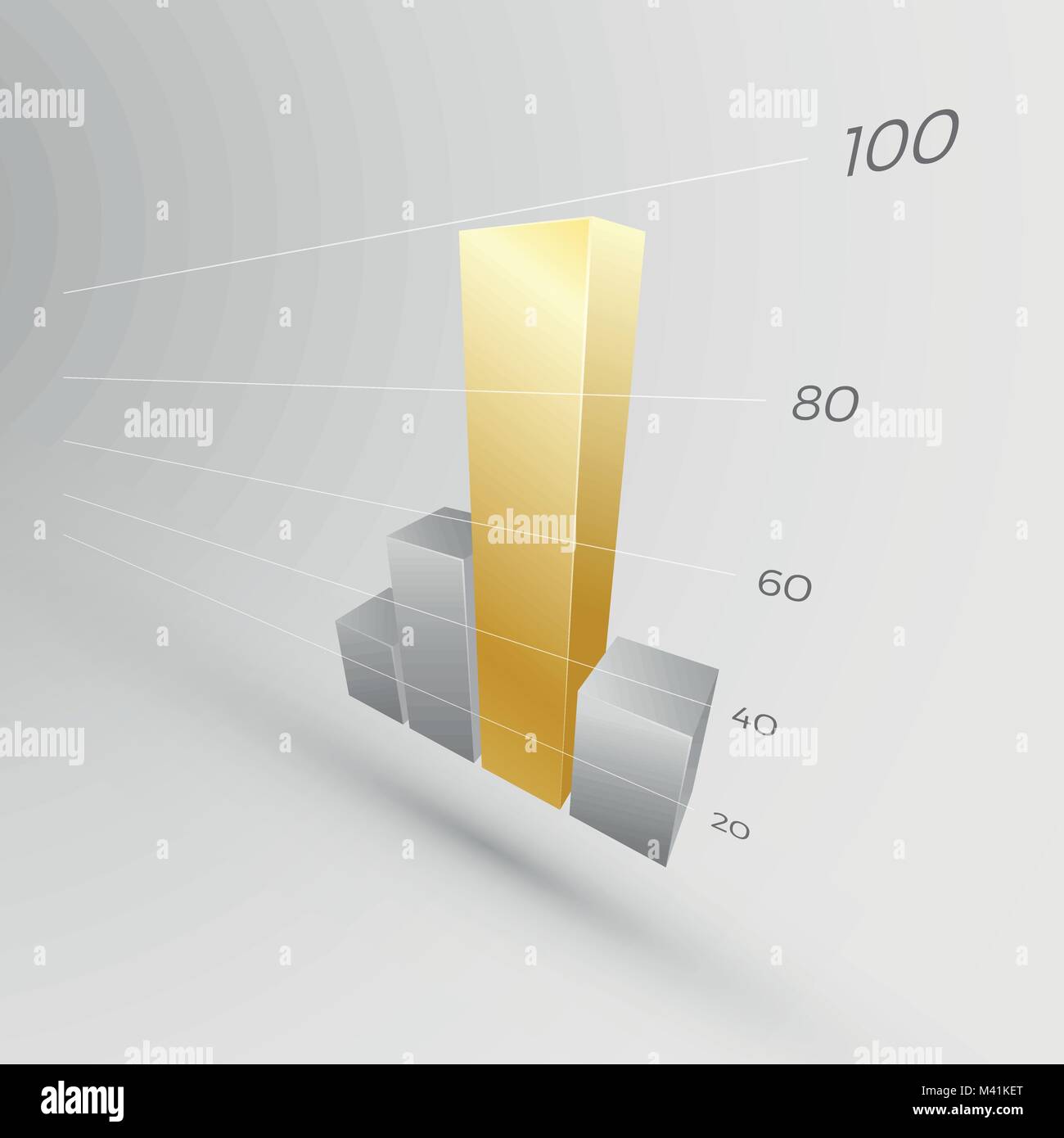 Gold graph hi-res stock photography and images - Alamy