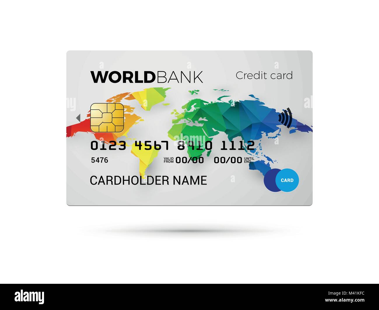 Gold credit debit card world map hi-res stock photography and images ...