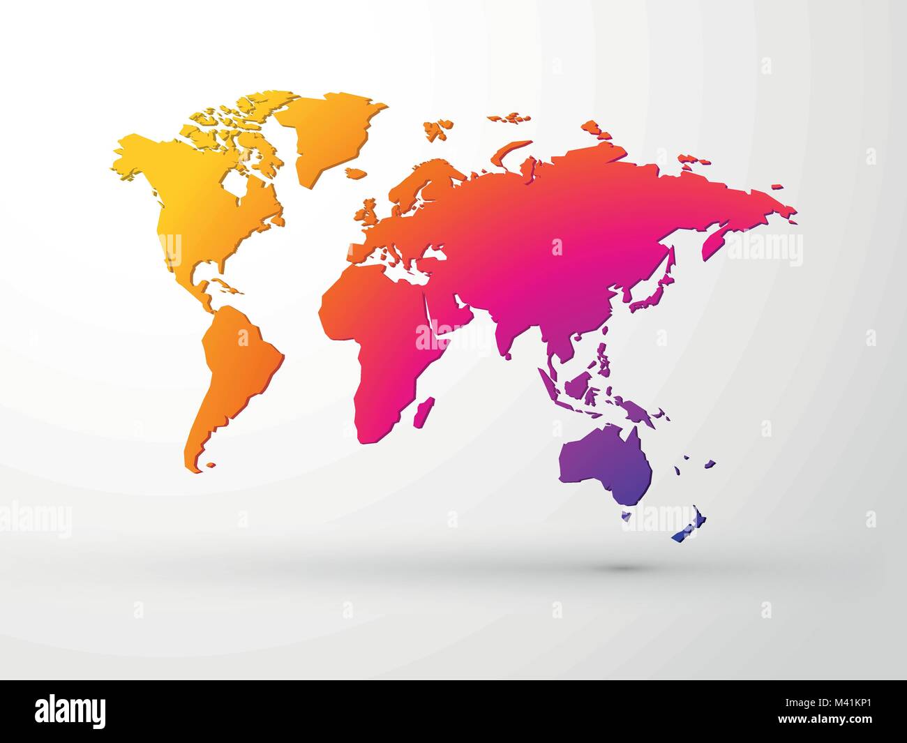 Africa asia blue color Stock Vector Images - Alamy