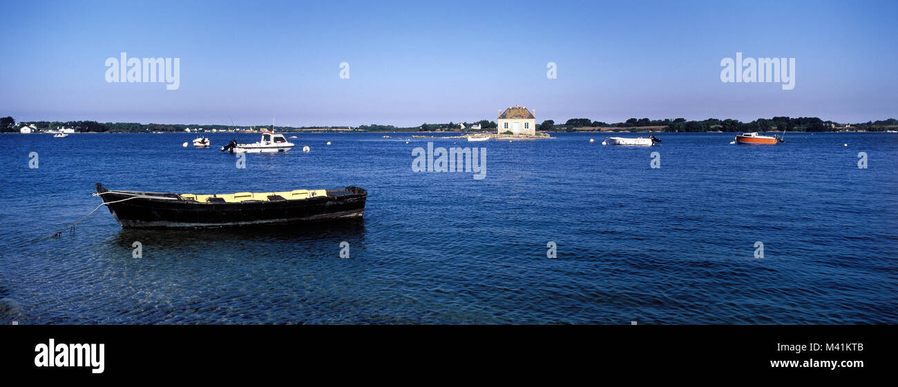 France, Morbihan, Etel river in Saint Cado Stock Photo - Alamy