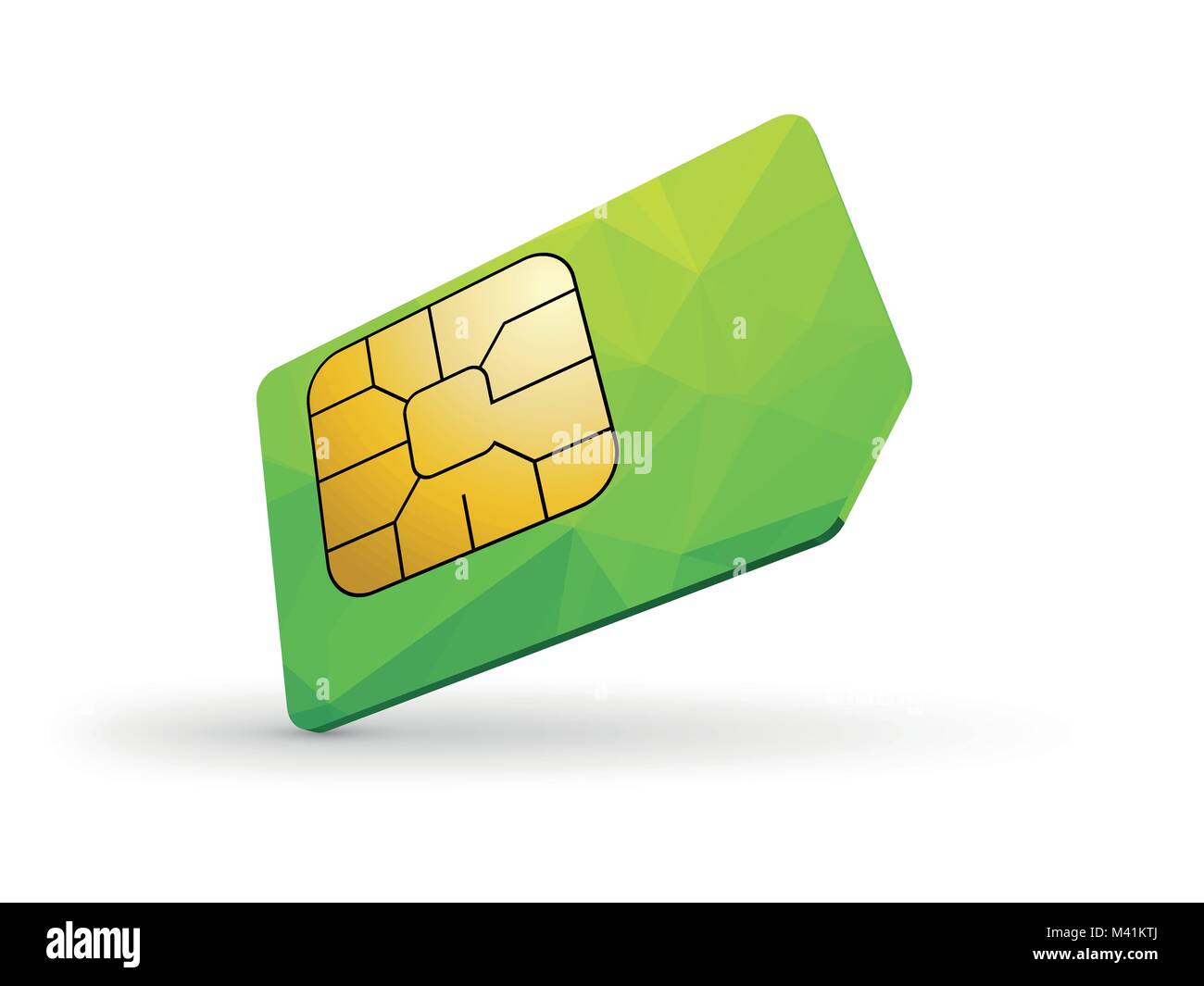 green sim card Stock Vector Image & Art - Alamy