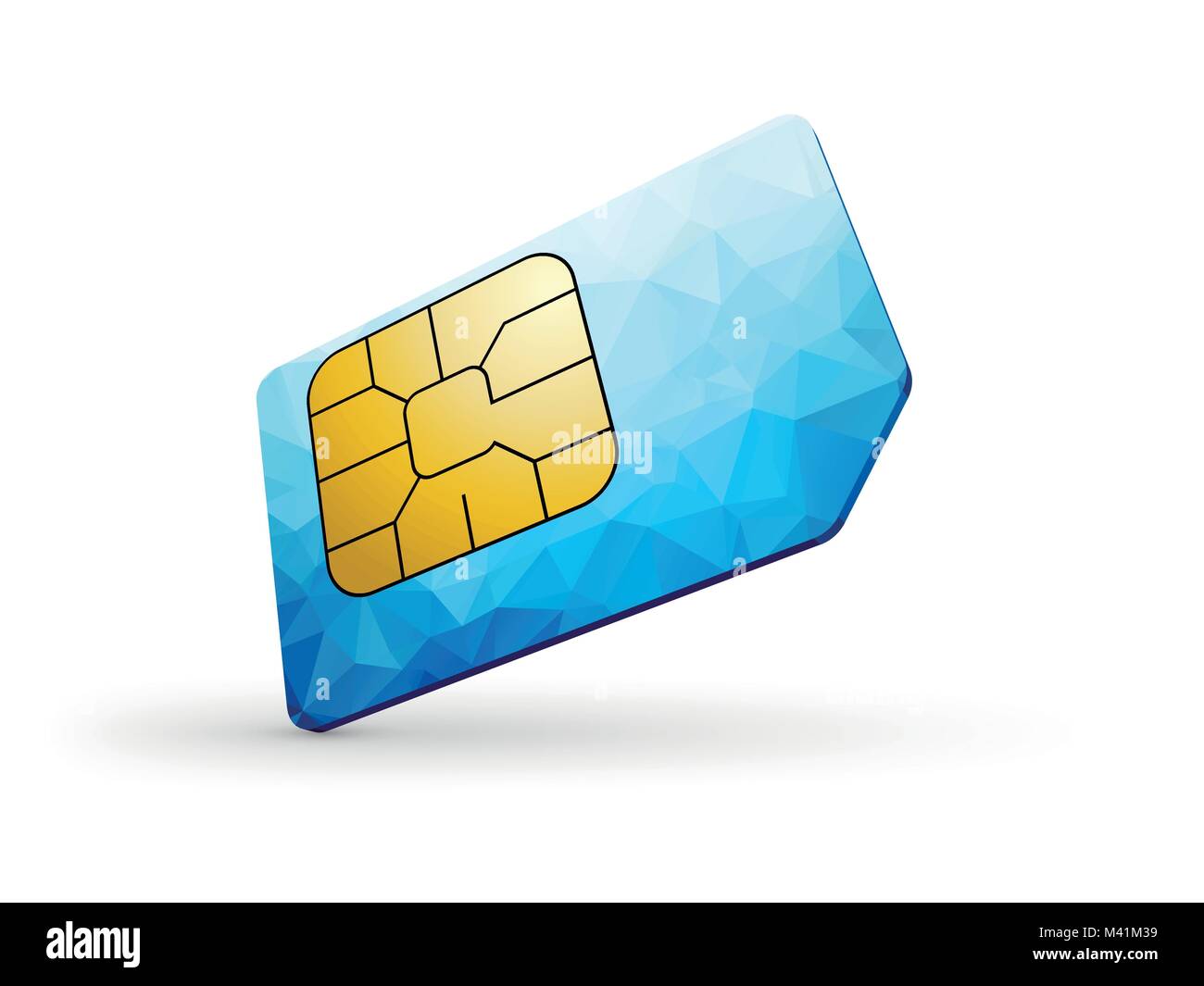 blue sim card Stock Vector Image & Art - Alamy