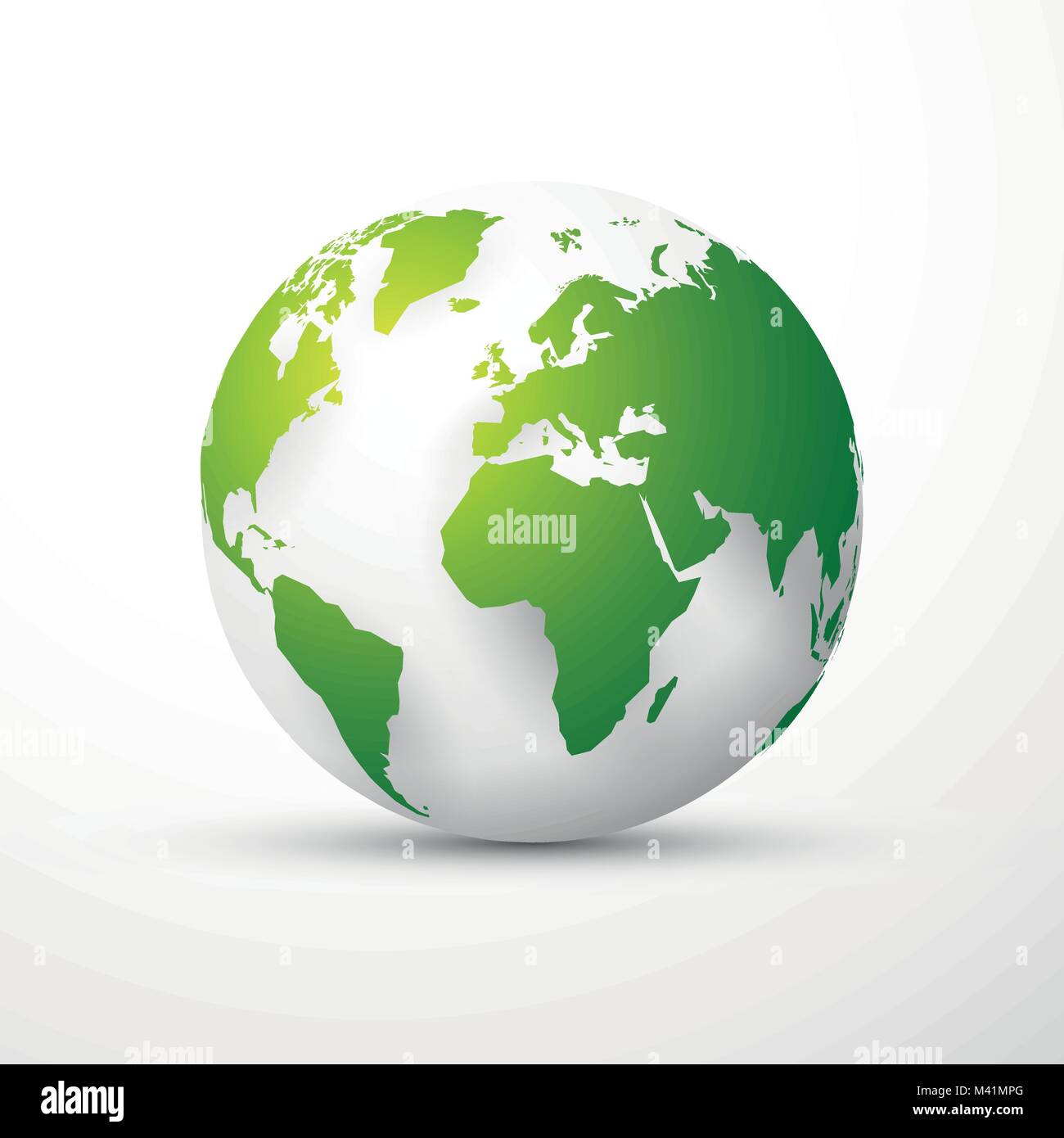green earth globe Stock Vector Image & Art - Alamy
