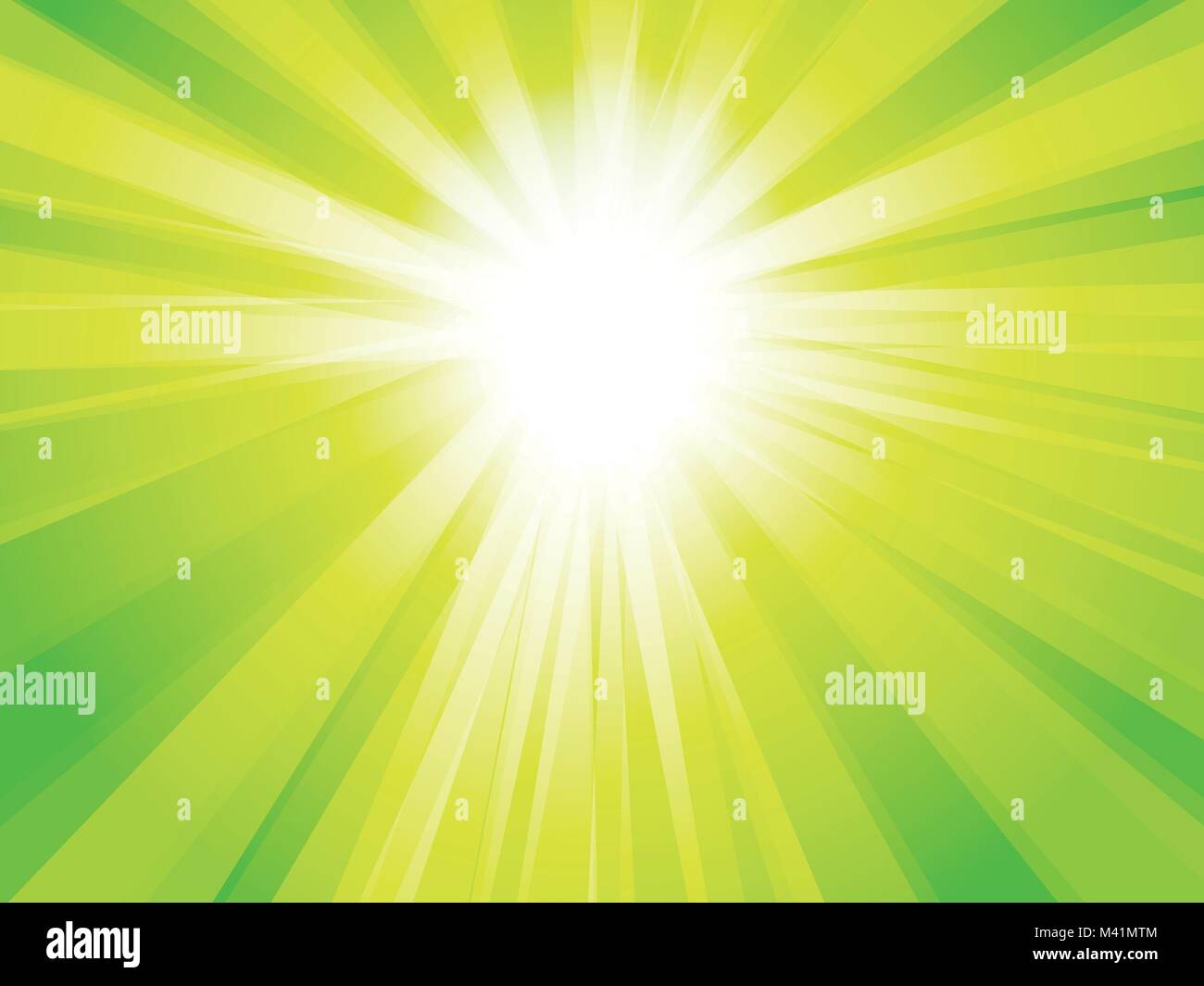 green rays background Stock Vector Image & Art - Alamy