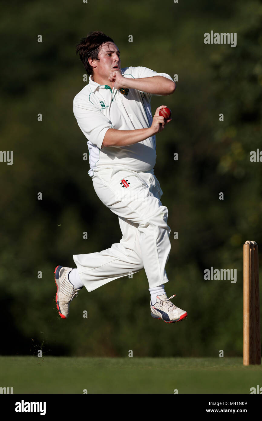 Cricket Bowler In Action Stock Photos & Cricket Bowler In Action Stock ...