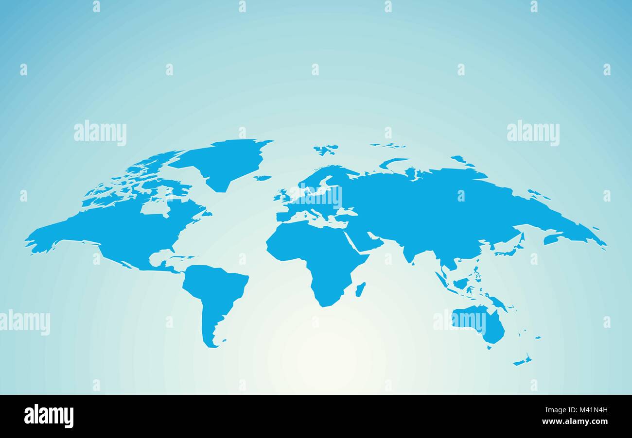 world map blue illustration Stock Vector Image & Art - Alamy