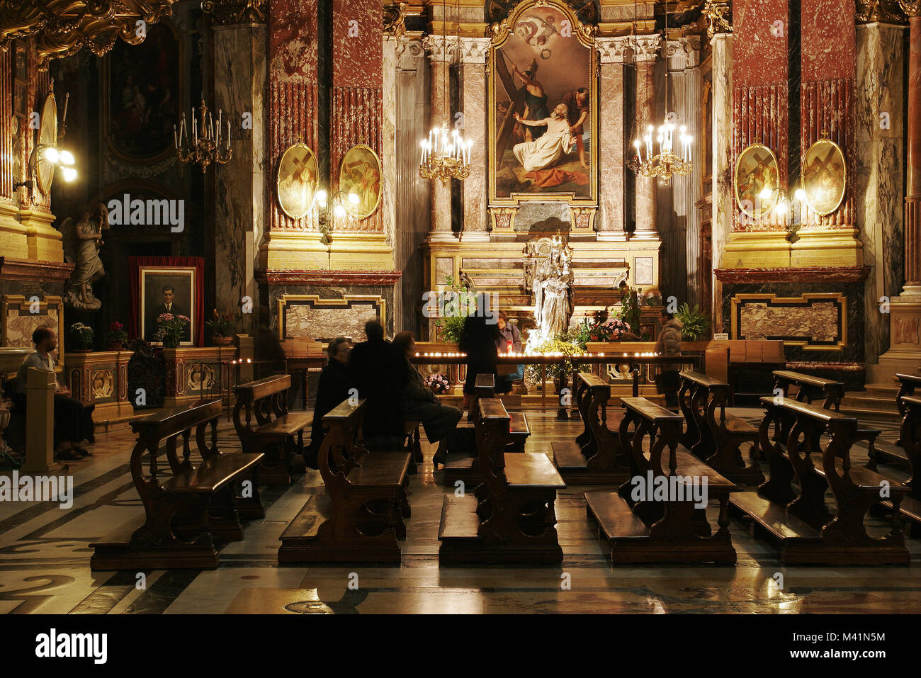Italy, Piedmont region, Turin city, church of Santuario della Consolata ...