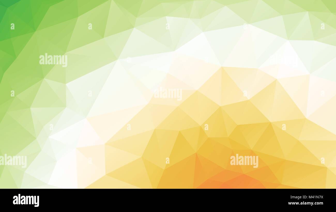 geometric green orange spring texture background Stock Vector Image ...