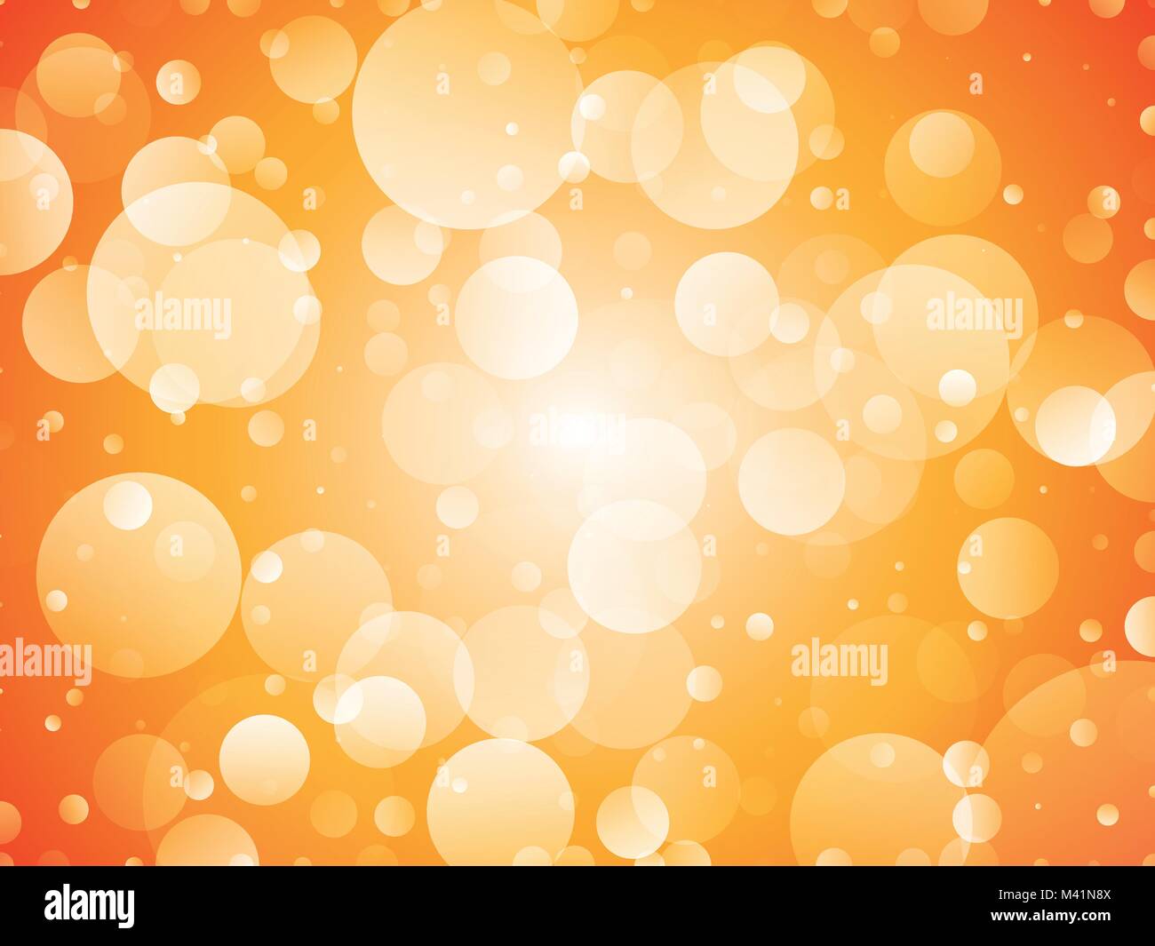 abstract orange circles design background Stock Vector Image & Art - Alamy