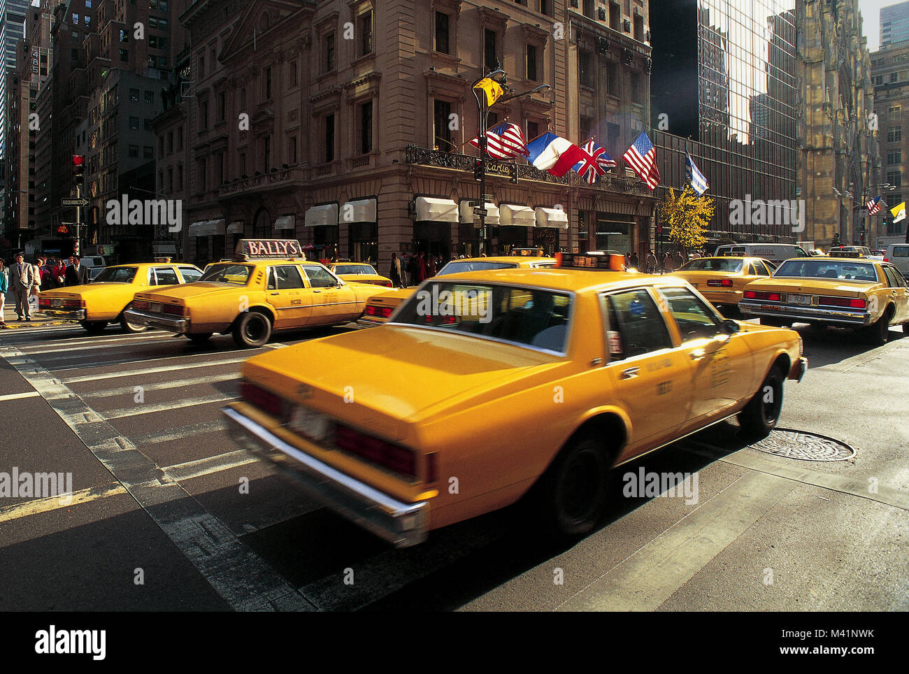 United States, New York City, Manhattan, cab Stock Photo - Alamy