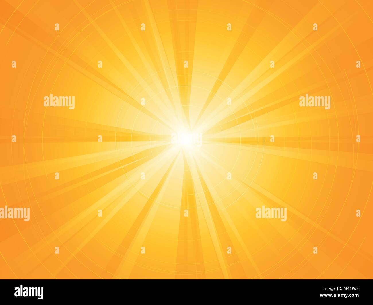 yellow rays radial sun background Stock Vector Image & Art - Alamy