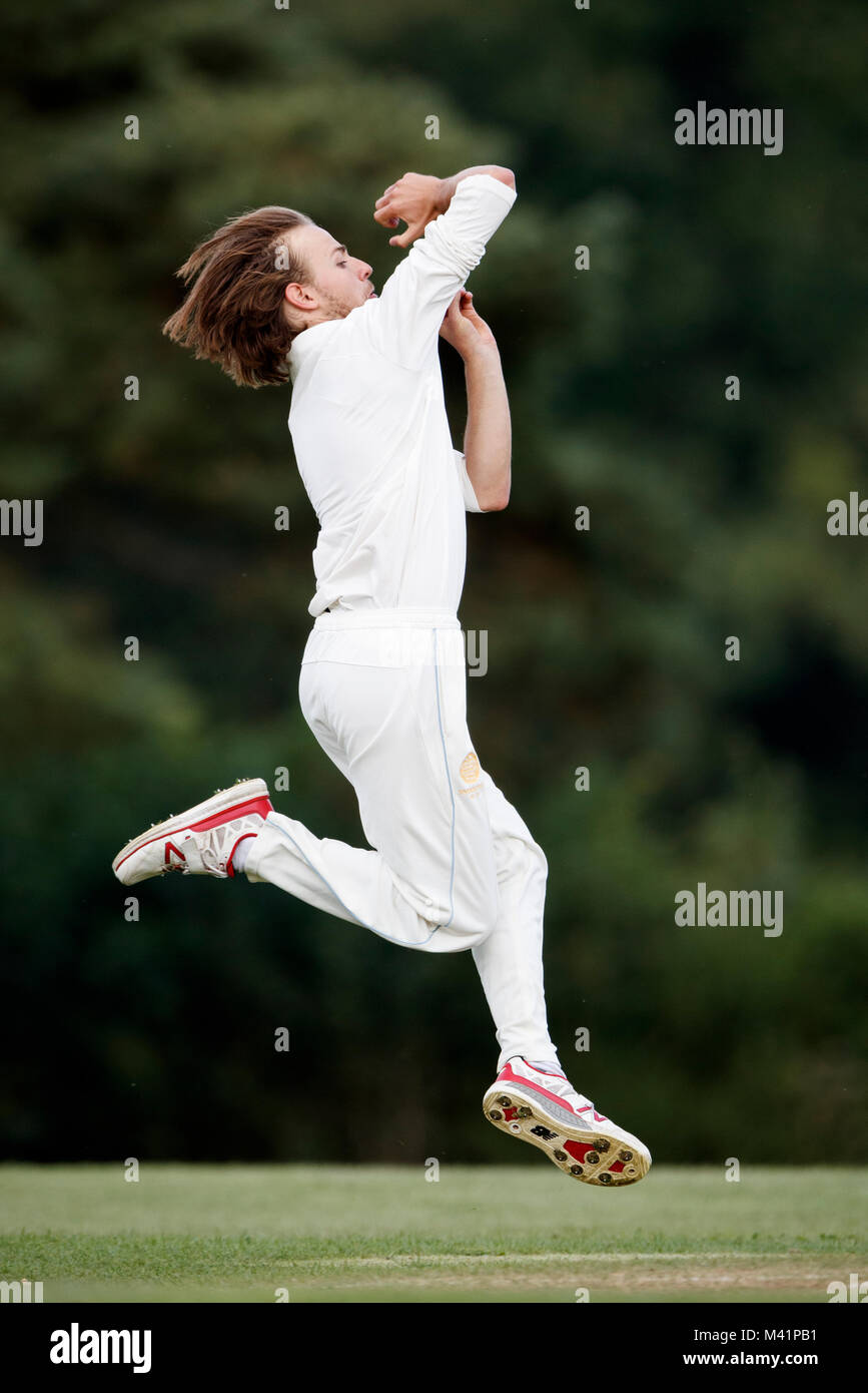 Running for cricket ball hi-res stock photography and images - Alamy