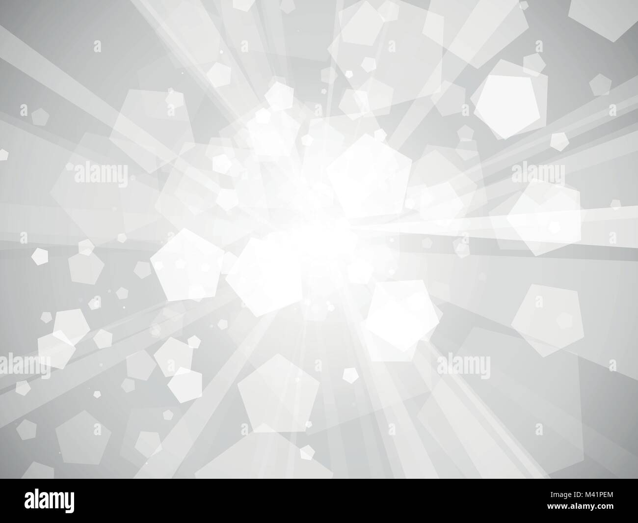 gray geometric rays background Stock Vector Image & Art - Alamy