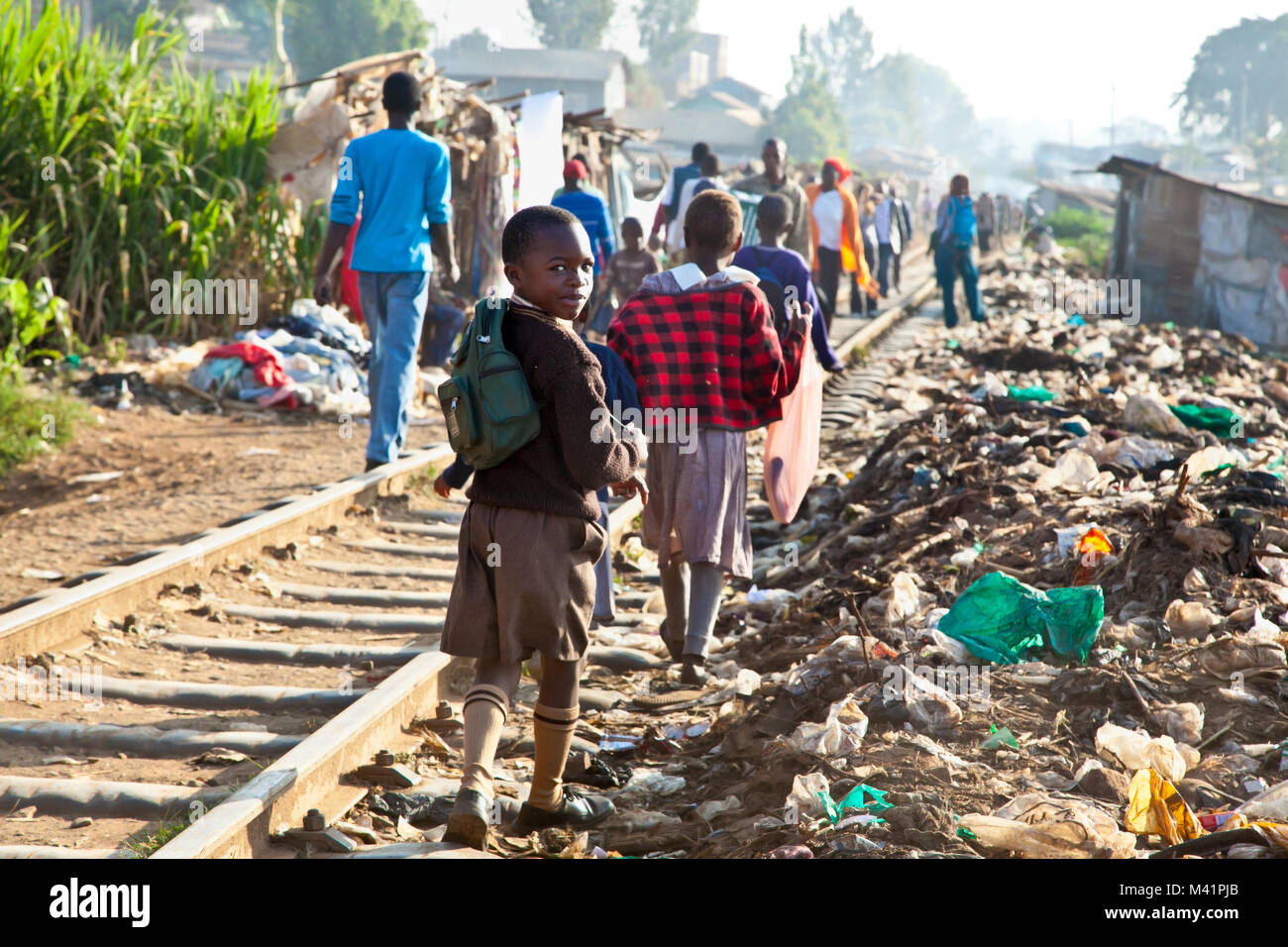 Nairobi slum slums hi-res stock photography and images - Alamy