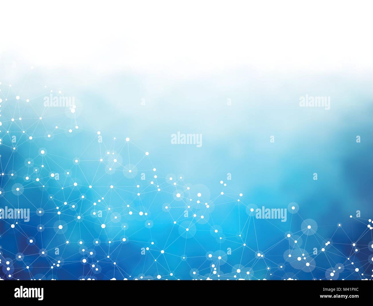 blue connection network background Stock Vector Image & Art - Alamy