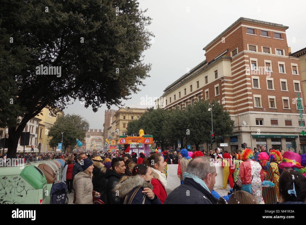 Carnival parade in Verona city, Italy Stock Photo - Alamy