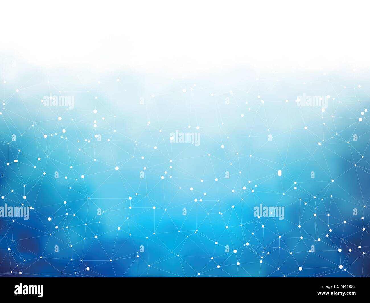 Abstract Blue Molecule Connection Background Vector Stock Vector Image And Art Alamy